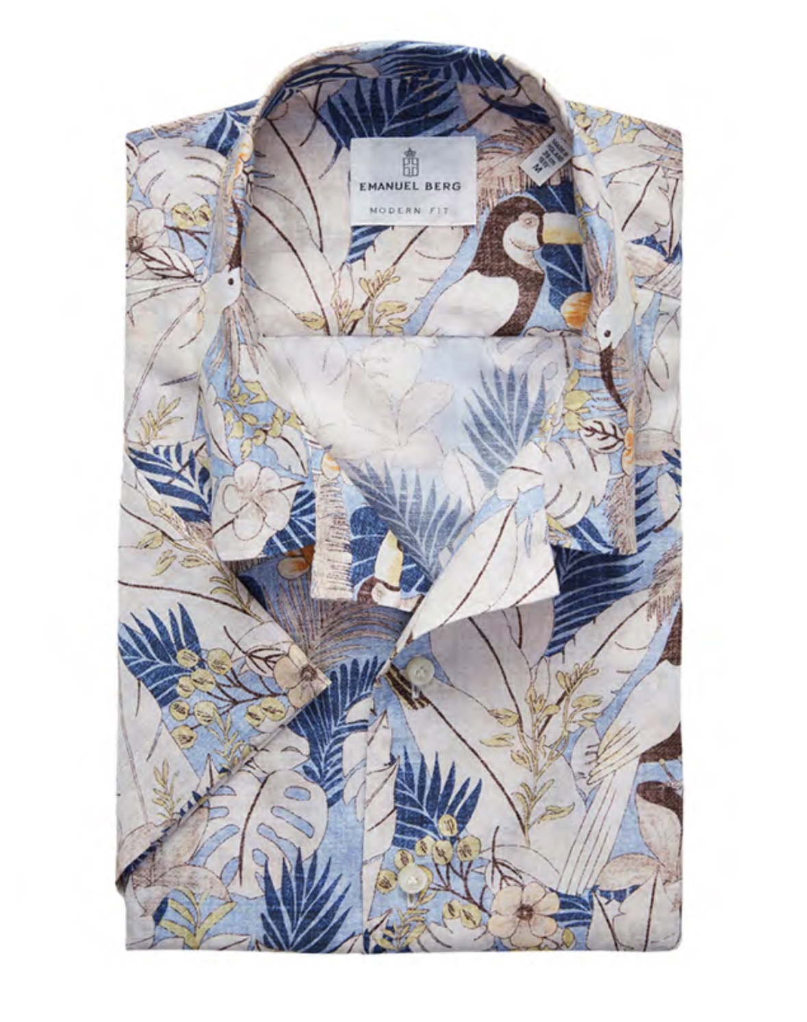 cotton linen pyjama collar - Woodbury Mens Shop